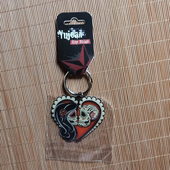 Accessories | Ashes Red Heart Key Ring | Poshmark
